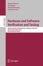 Hardware and Software: Verification and Testing: 6th International ...