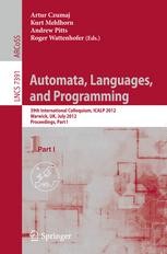 Automata, Languages, and Programming: 39th International Colloquium ...