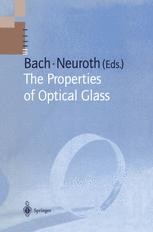 The Properties of Optical Glass | SpringerLink