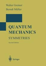 Quantum Mechanics: Symmetries | SpringerLink