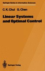 Linear Systems and Optimal Control | SpringerLink