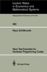 More Test Examples for Nonlinear Programming Codes | SpringerLink