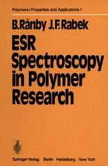 ESR Spectroscopy in Polymer Research | SpringerLink