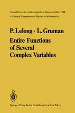 Entire Functions of Several Complex Variables | SpringerLink