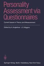 Personality Assessment via Questionnaires: Current Issues in Theory and ...
