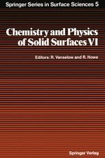 Chemistry and Physics of Solid Surfaces VI | SpringerLink
