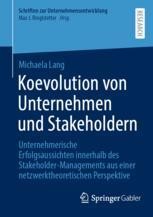 Koevolution von Unternehmen und Stakeholdern: Unternehmerische ...