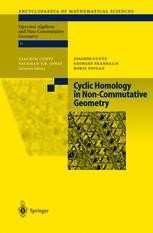 Cyclic Homology in Non-Commutative Geometry | SpringerLink