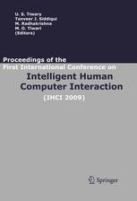 Proceedings of the First International Conference on Intelligent Human ...
