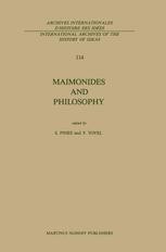 Maimonides and Philosophy | SpringerLink