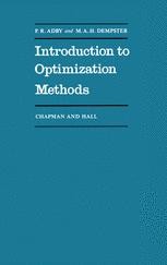 Introduction to Optimization Methods | SpringerLink