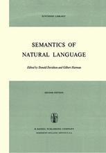 Semantics of Natural Language | SpringerLink