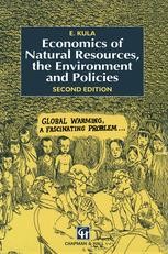 Economics of Natural Resources, the Environment and Policies | SpringerLink