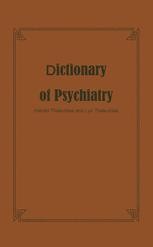 Dictionary of Psychiatry | SpringerLink