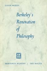 Berkeley’s Renovation of Philosophy | SpringerLink
