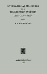 International Mandates and Trusteeship Systems: A Comparative Study ...
