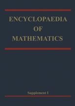 Encyclopaedia of Mathematics: Supplement Volume I | SpringerLink
