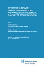 Interactions between Energy Transformations and Atmospheric Phenomena ...