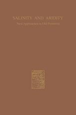 Salinity and Aridity: New Approaches to Old Problems | SpringerLink