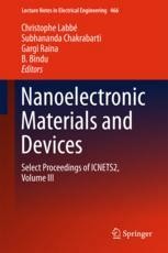 Nanoelectronic Materials and Devices: Select Proceedings of ICNETS2, Volume III | SpringerLink