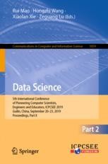 Data Science: 5th International Conference of Pioneering Computer ...