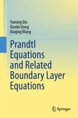 Prandtl Equations and Related Boundary Layer Equations | Springer Nature Link (formerly ...