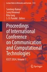 Proceedings of International Conference on Communication and Computational Technologies: ICCCT ...