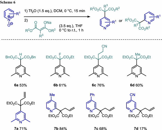 Regioselective synthesis of pyridines by redox alkylation of pyridine N ...
