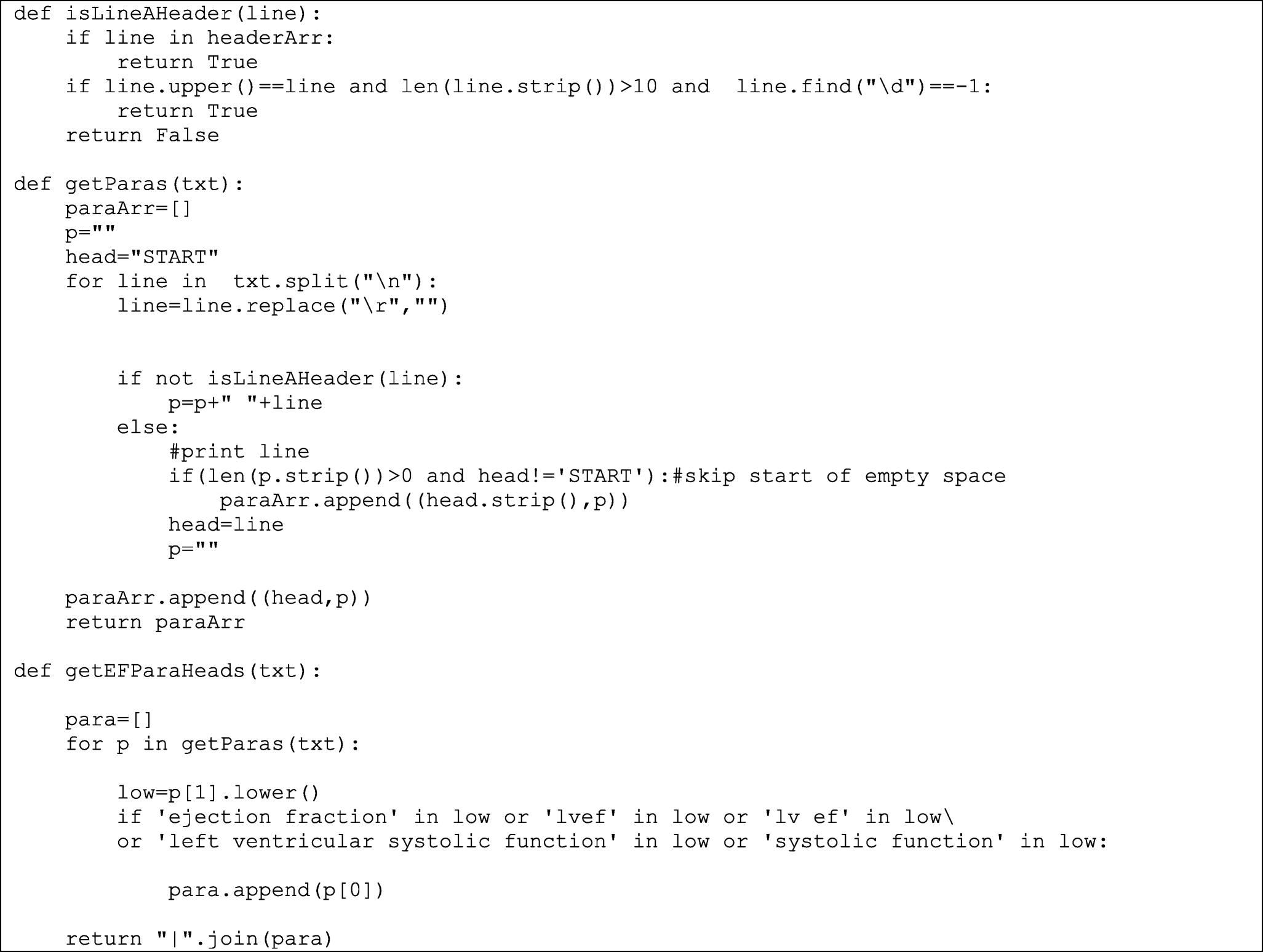Extraction of Ejection Fraction from Echocardiography Notes for ...