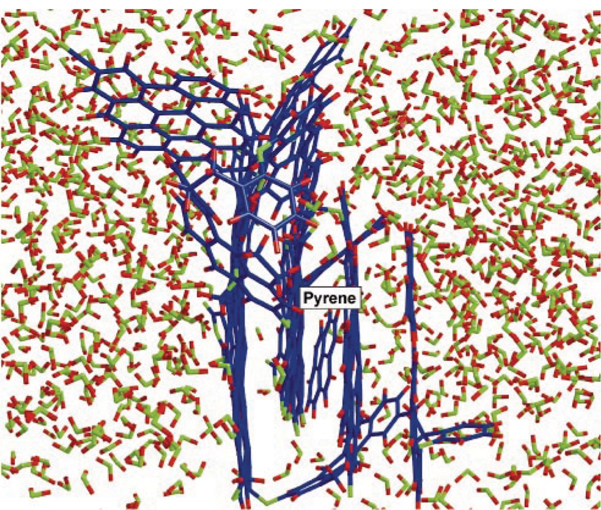Molecular mechanics and quantum mechanical modeling of hexane soot ...