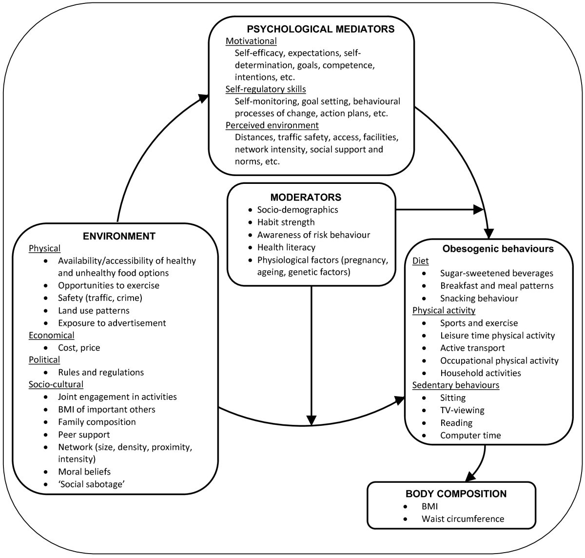 Obesity Prevention Framework