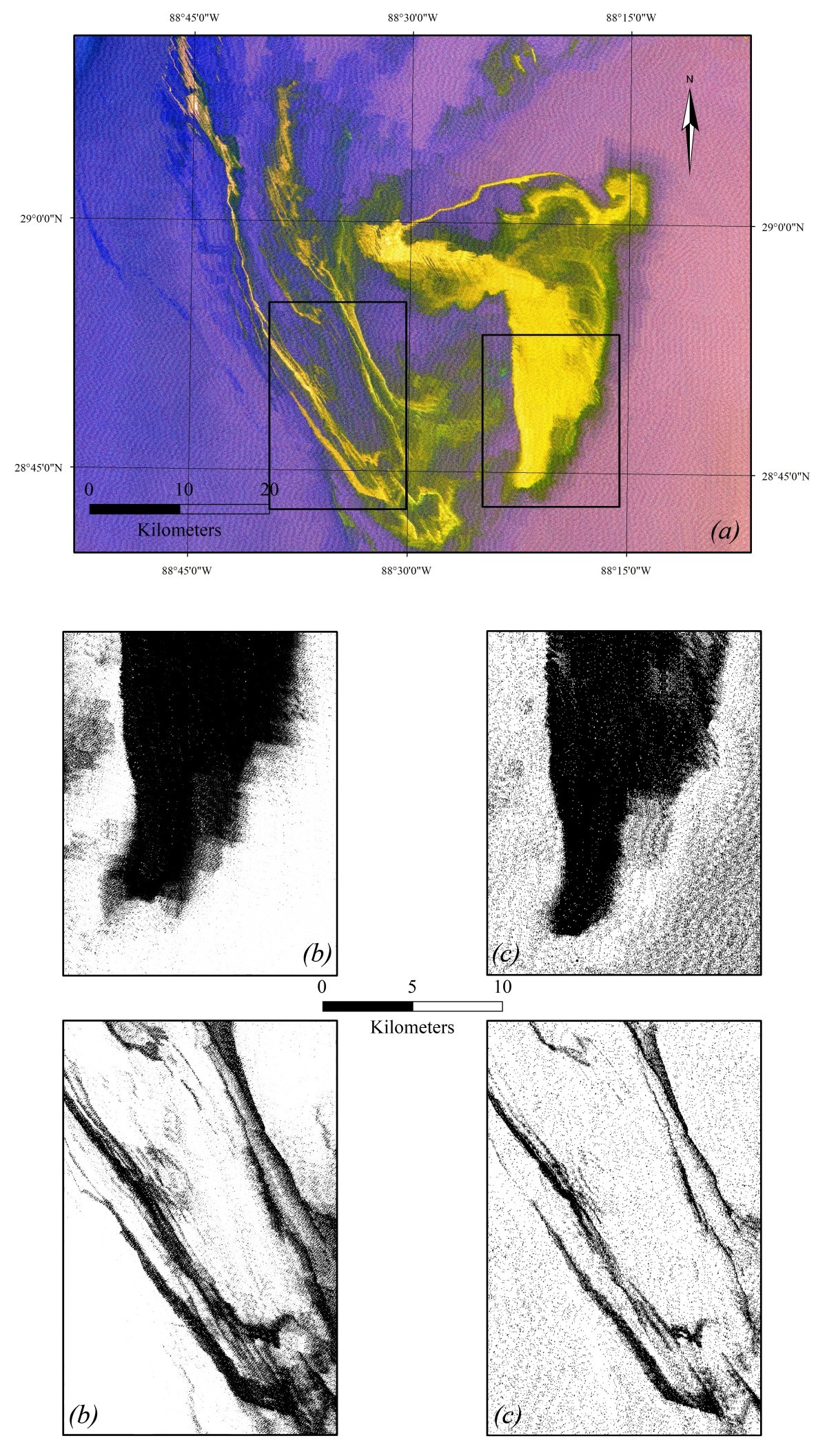 Development of band ratioing algorithms and neural networks to detection of oil spills using ...