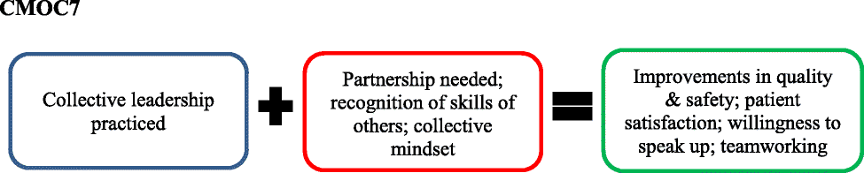 Identifying the context, mechanisms and outcomes underlying collective ...
