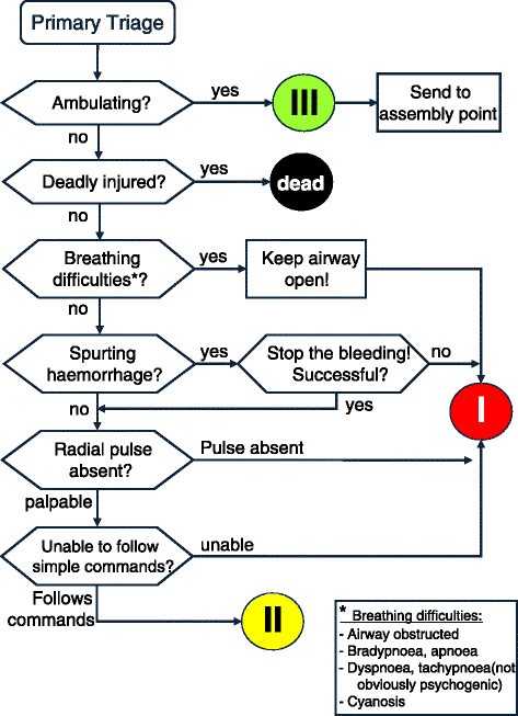 Evaluation of a novel algorithm for primary mass casualty triage by ...