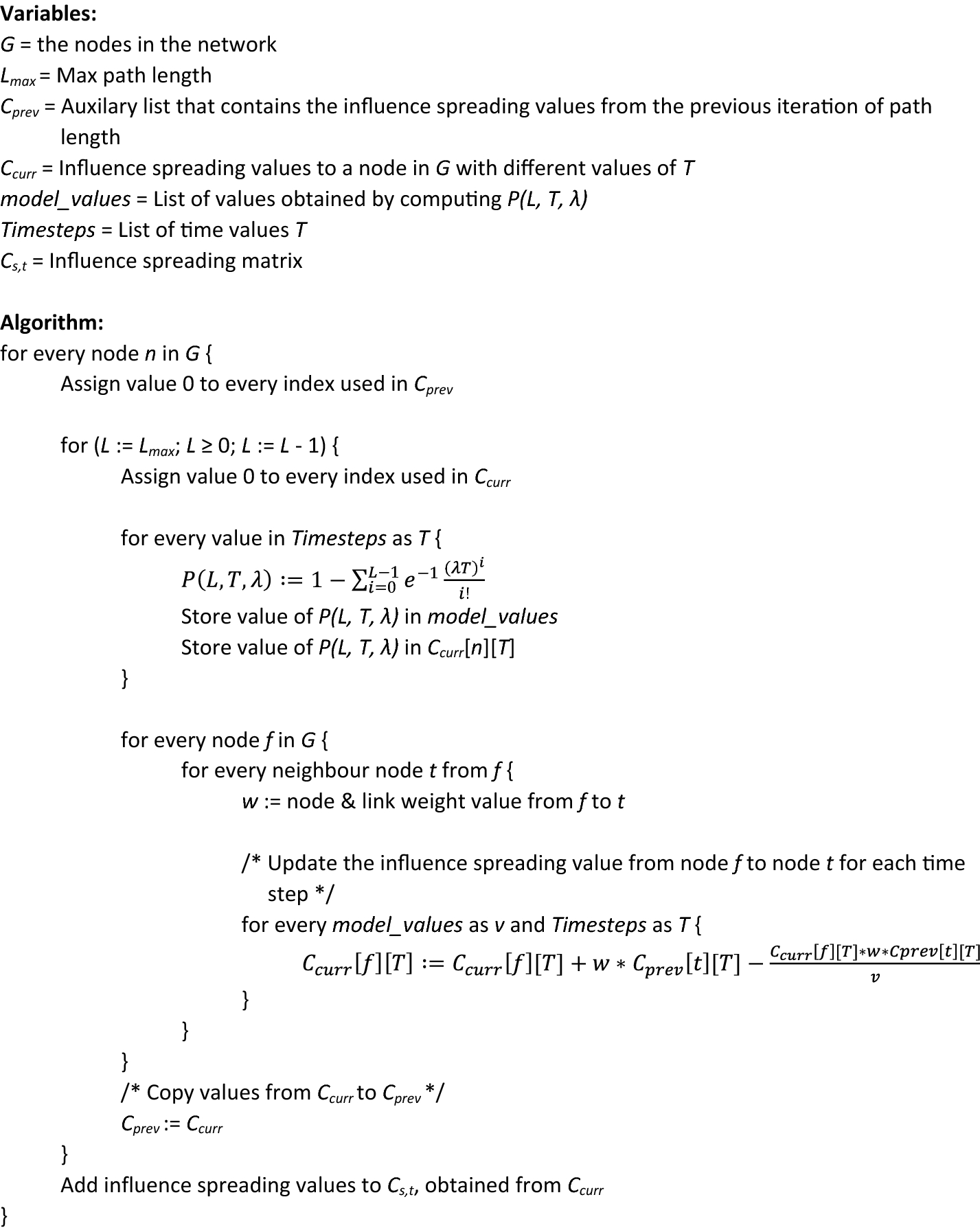 Influence spreading model used to analyse social networks and detect ...