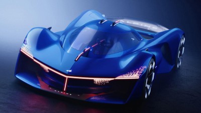 Sportwagen | Alpine zeigt Studie Alpenglow mit H2-Verbrennungsmotor ...