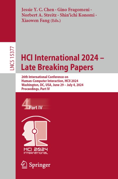 HCI International 2024 – Late Breaking Papers | springerprofessional.de
