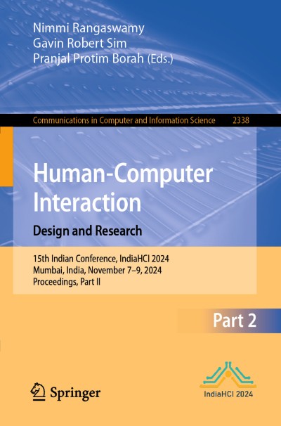 Human-Computer Interaction. Design and Research | springerprofessional.de