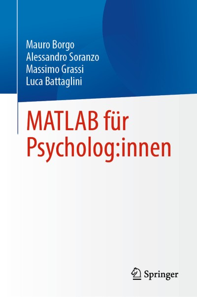 MATLAB für Psycholog:innen | springerprofessional.de