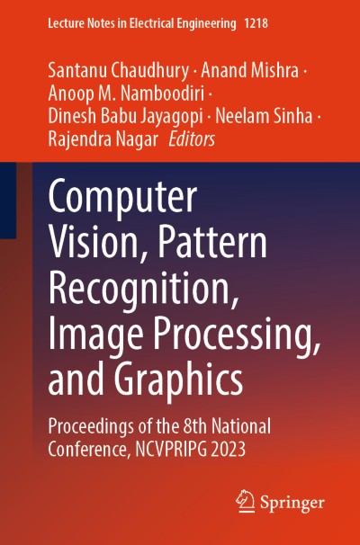 Computer Vision, Pattern Recognition, Image Processing, and Graphics | springerprofessional.de