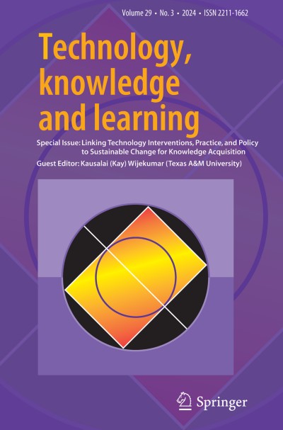 Technology, Knowledge and Learning | springerprofessional.de