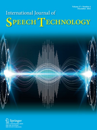 International Journal of Speech Technology 4/2024 | springerprofessional.de