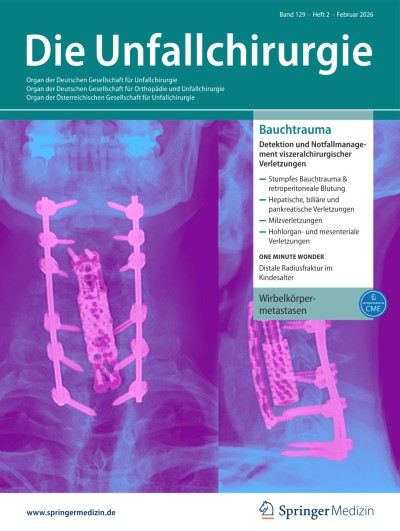 Die Unfallchirurgie 2/2026 | springermedizin.de