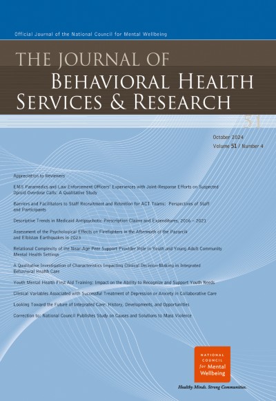 The Journal of Behavioral Health Services & Research 2/2025 ...