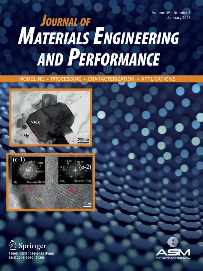 Journal of Materials Engineering and Performance | springerprofessional.de