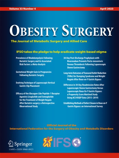 Diabetes | One Anastomosis Gastric Bypass (OAGB) vs Roux en Y Gastric ...