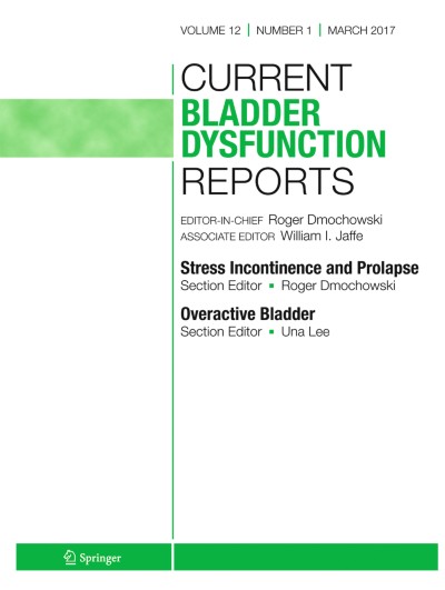 Pathophysiology of Overactive Bladder: Current Understanding ...