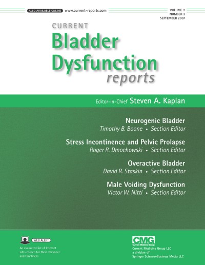 Management of neurogenic voiding dysfunction in the male patient ...