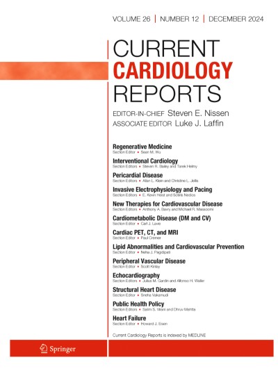 Current Cardiology Reports 5/2024 | springermedicine.com