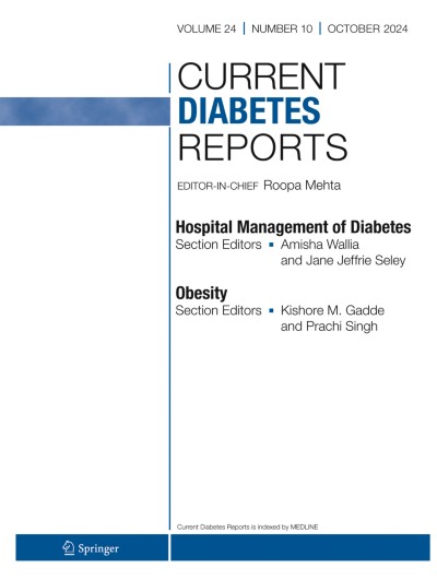Current Diabetes Reports 1/2025 | springermedicine.com